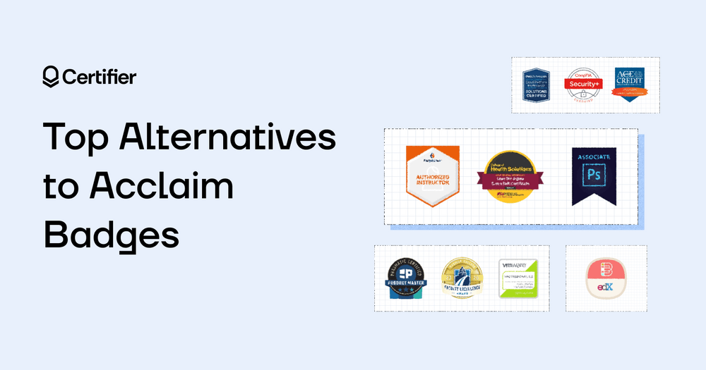 Top 7 Alternatives to Acclaim Badge