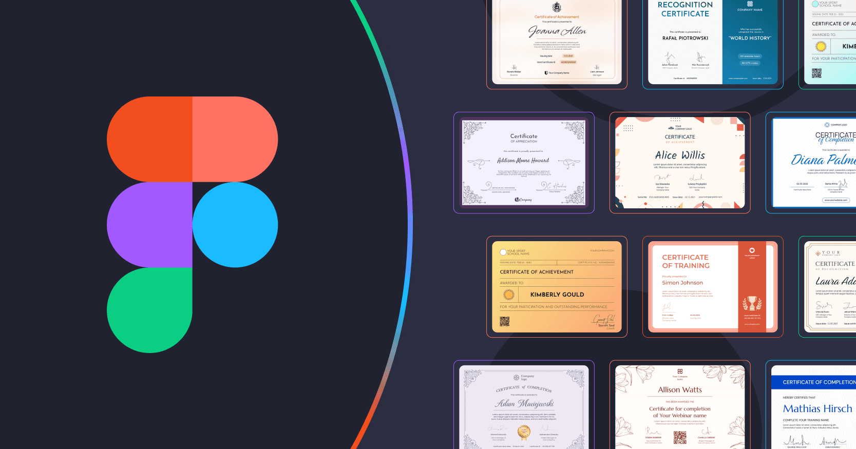 12+ Free Figma Certificate Templates
