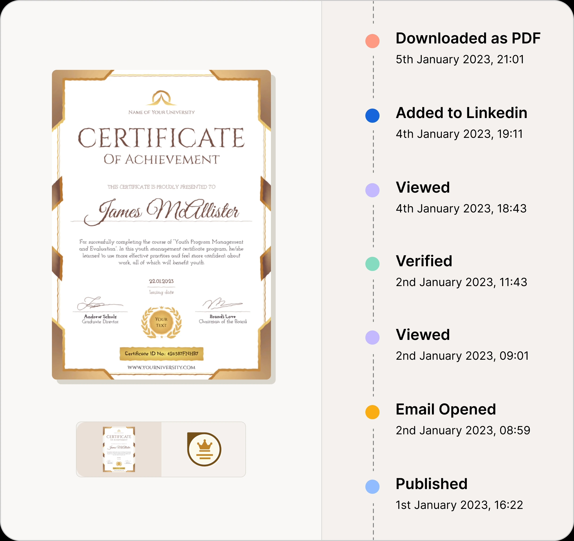 Certificate Maker Online - Create & Send Digital Certificates