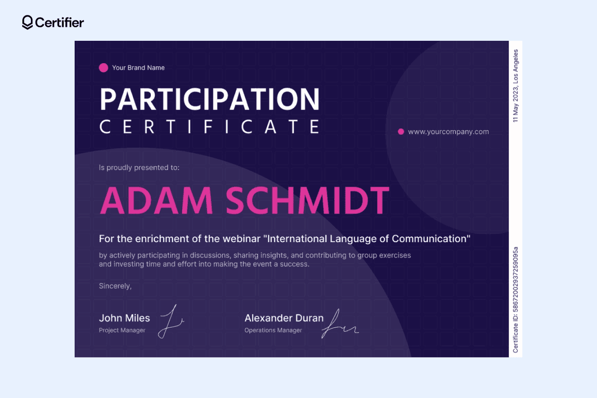 25+ Free Certificate Examples to Get You Started