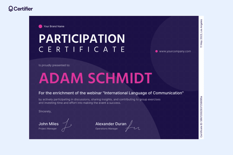 25+ Free Certificate Examples to Get You Started