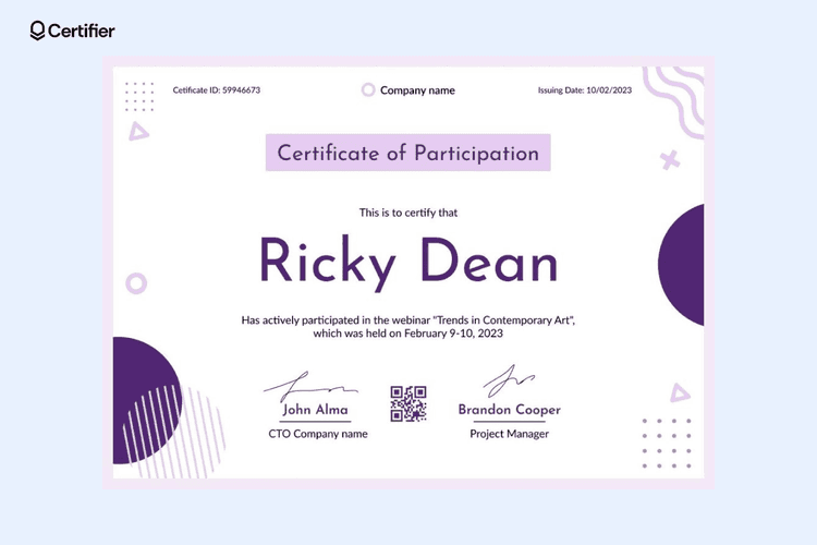 25+ Free Certificate Examples to Get You Started