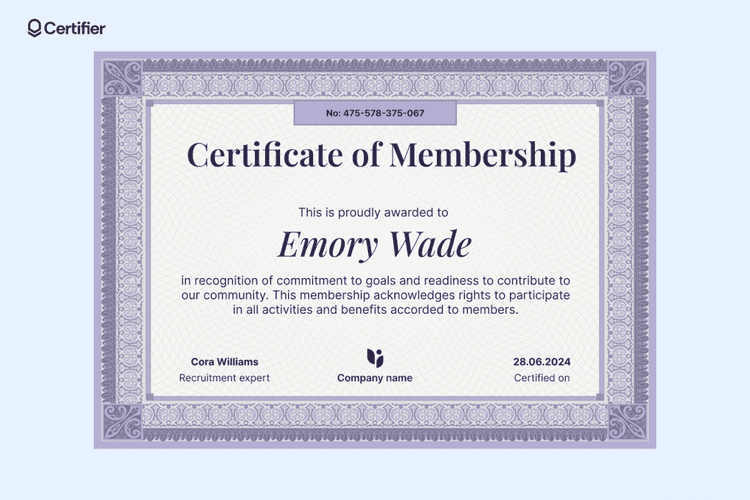 25+ Free Certificate Examples to Get You Started